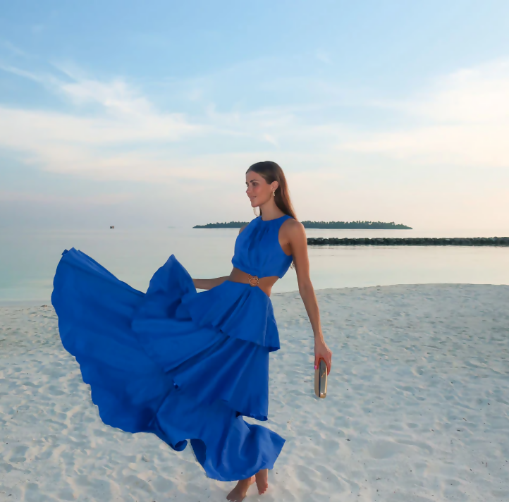 Aje Wave Cut Out Ring Midi Dress | The Designer Hire