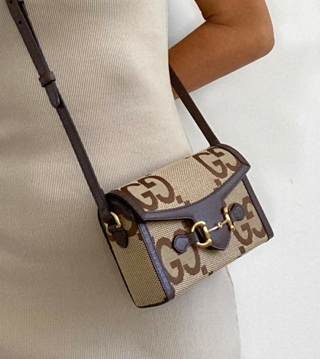 Gucci 1955 Horsebit Jumbo GG Mini | The Designer Hire