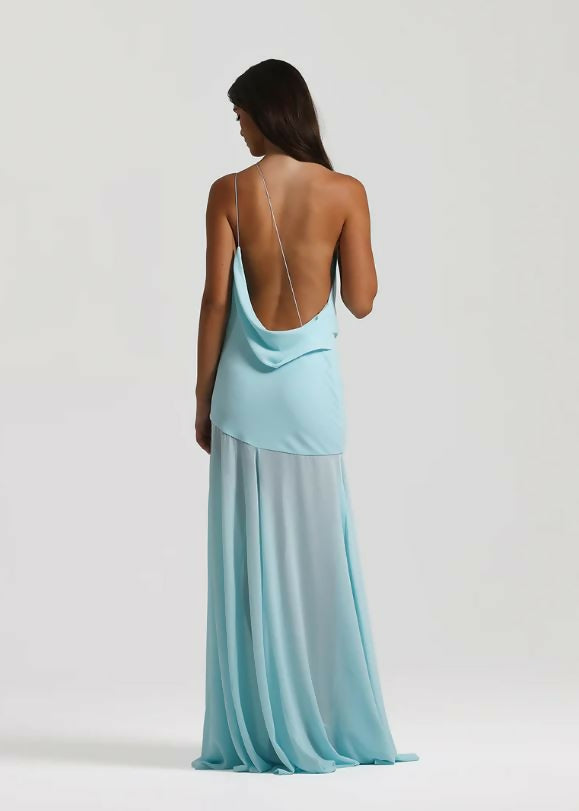 Natalie Rolt Dimity Gown in Baby Blue Size 6 & 8 | The Designer Hire