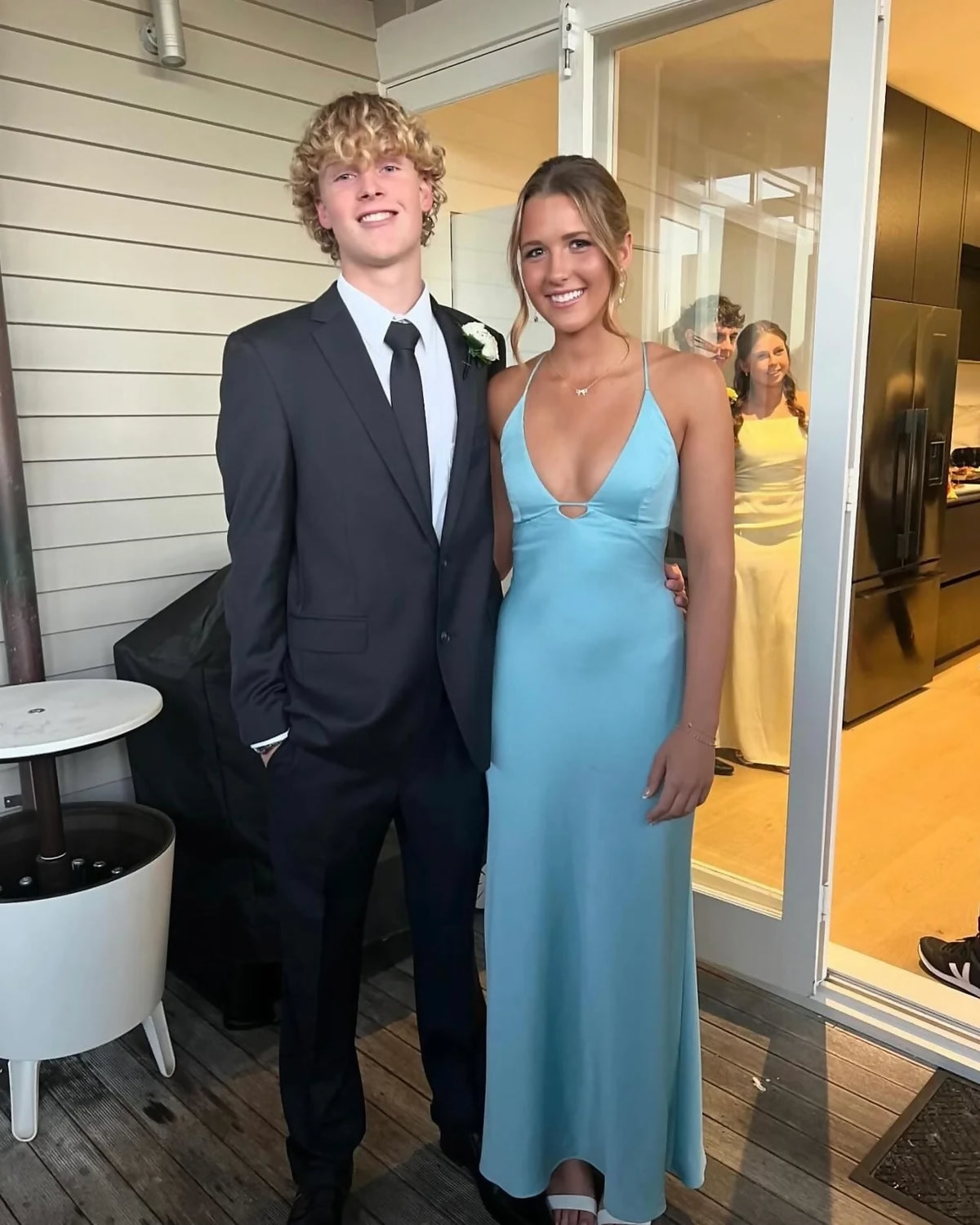 Manning Cartell Time to Shine Sky Blue Gown | The Designer Hire