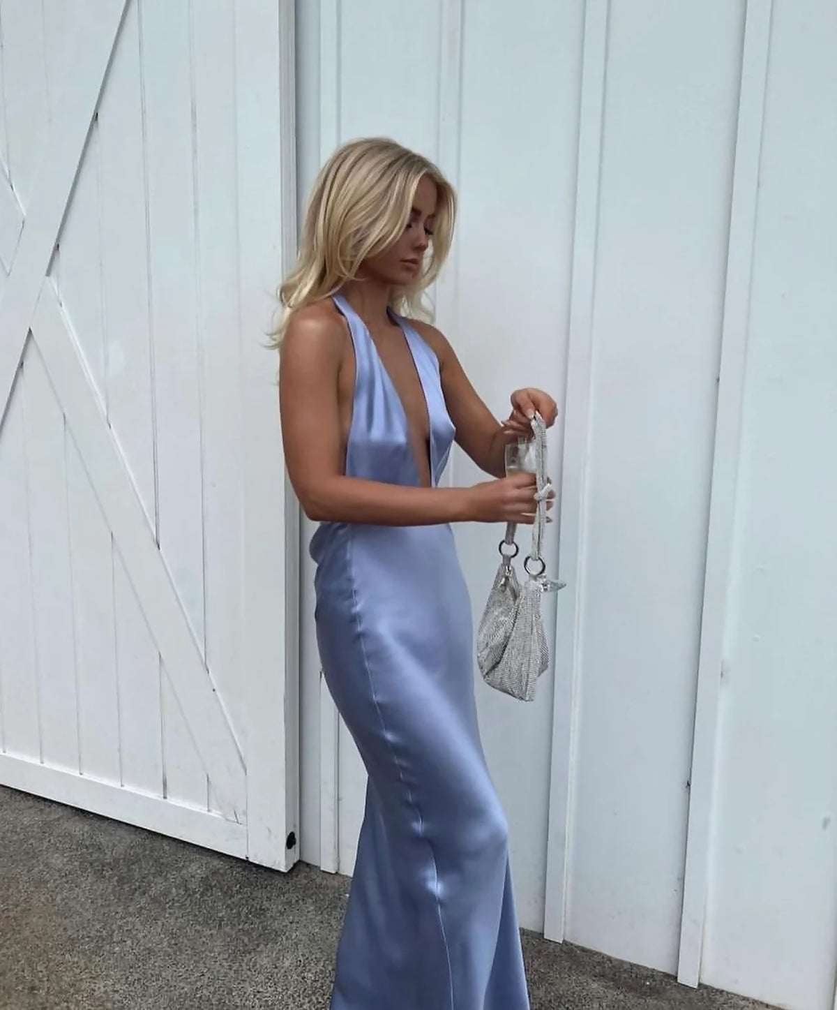 Natalie Rolt Angelica Bluebell Gown | The Designer Hire