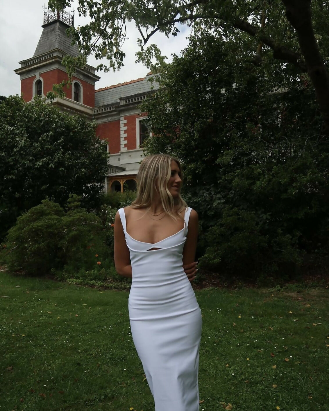 Madison Grace Bianco Dress | The Designer Hire